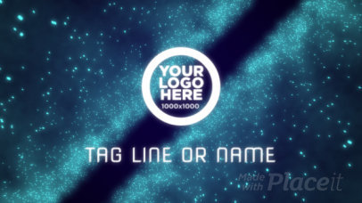 Placeit - Logo Reveal Intro Maker with Flat Fireworks-Like Motion Graphics