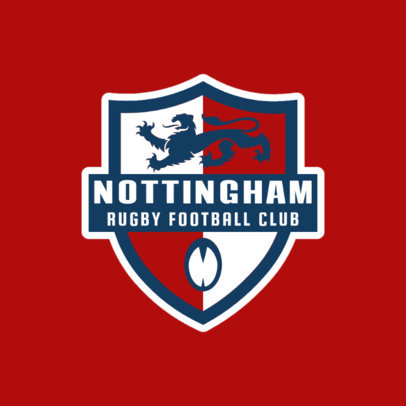 Placeit - Rugby Logo Design Template for a Cool Rugby Team