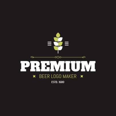 Placeit - Brewery Logo Maker for a Gourmet Beer Brand