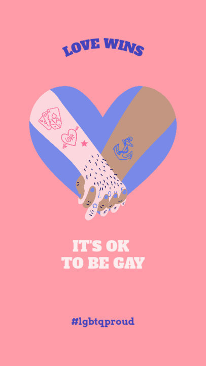 Placeit - Instagram Post Maker With an LGBTQ Pride Theme and a Colorful ...