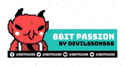 Placeit - Pixel Art Twitch Banner Maker Featuring an 8-Bit Dragon