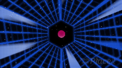 Placeit - Intro Maker for a Logo Animation with a Retro Pixelled Effect