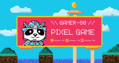 Placeit - Twitch Banner Maker with 8-Bit Characters and Pixel Art ...