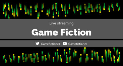Placeit - Twitch Banner Maker with 8-bit Brick Patterns
