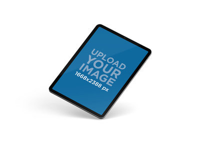 Placeit - Mockup of an iPad in Portrait Position