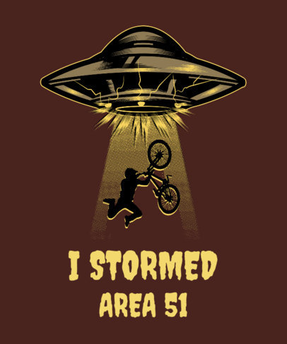 Placeit - Area 51 T-Shirt Design Template