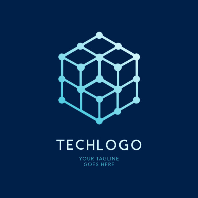 Placeit - Logo Maker Featuring a Hexagonal Cube