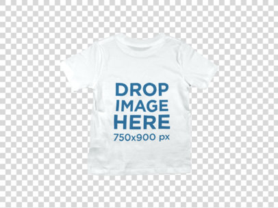 Placeit - Clothing Mockup of a T-Shirt Over a Flat Backdrop
