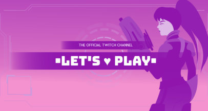 Placeit - Overwatch-Inspired Twitch Banner Design Template