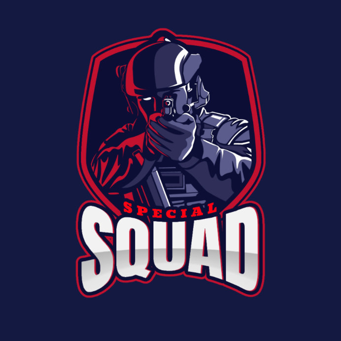Placeit - FPS Gaming Team Logo Creator with a Soldier Emblem