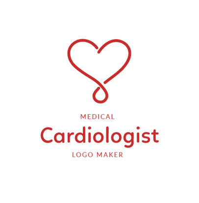 Placeit - Logo Maker for a Cardiovascular Clinic