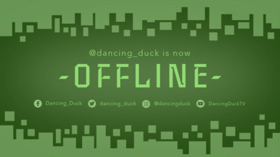 Placeit - Abstract Twitch Offline Banner Maker with Neon Lines