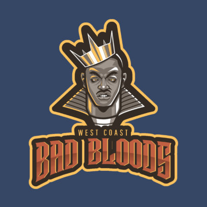 Placeit - Logo Maker with a Fierce Biker Inspired in Grand Theft Auto