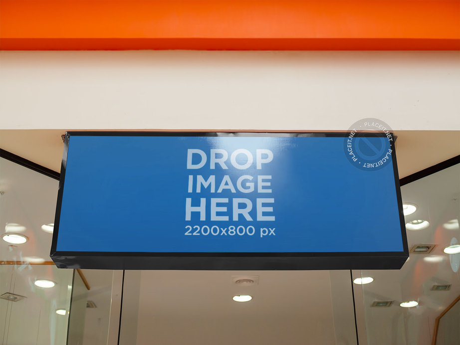 Placeit - Horizontal Banner Mockup