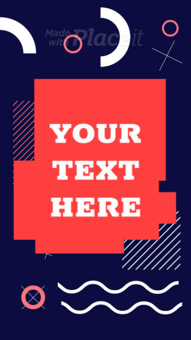 Placeit - Instagram Story Video Maker with Animated Details and Shapes