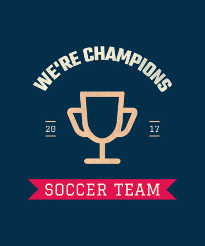 Placeit - Varsity-Style T-Shirt Design Template with School Shield Graphics