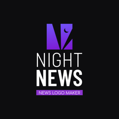 Placeit - Logo Creator for a News TV Channel