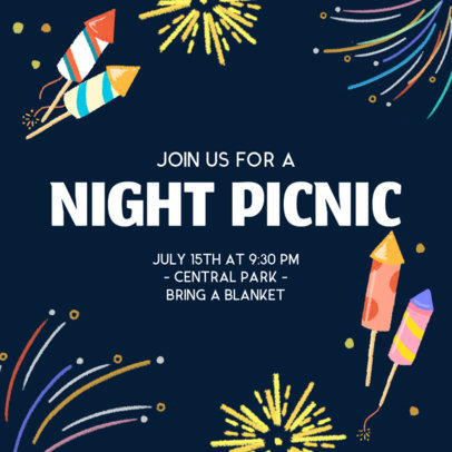 Placeit - Instagram Post Template for a Party Announcement