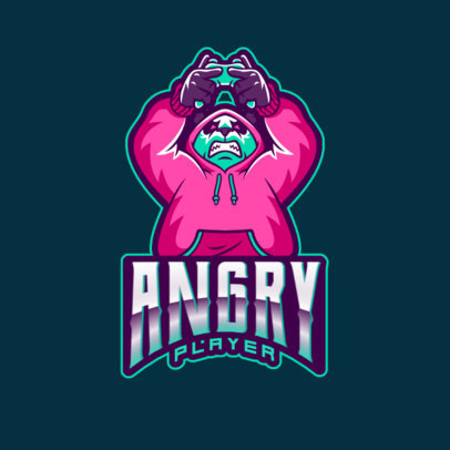 Placeit - Gaming Team Logo Template Featuring an Angry Kraken