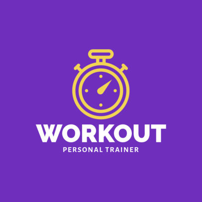 Placeit - Personal Trainer Logo Template
