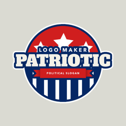 Placeit - Political Campaign Logo Maker Featuring a United States Map ...
