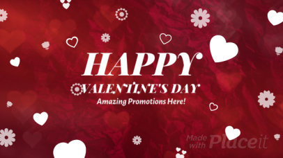 Placeit - Intro Maker Featuring Animated Valentine's Day-Themed Graphics