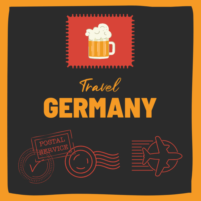 Placeit - Instagram Post Template Featuring a Beer Stamp