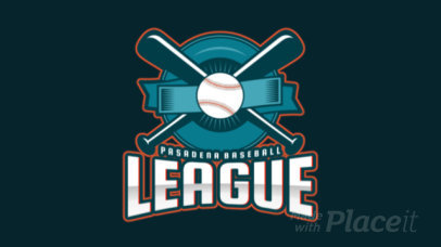 Placeit - Animated Baseball Logo Creator with a Sports Emblem Graphic
