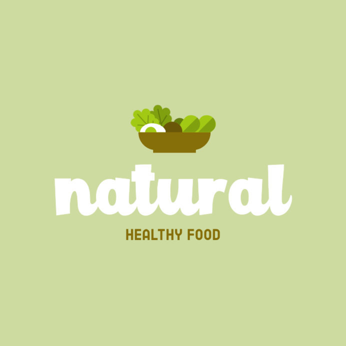 Placeit - Logo Template for a Healthy Food Restaurant