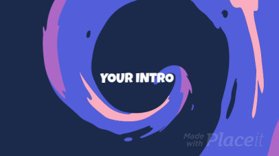 Placeit - Cartoon-Styled Intro Maker with an Animated Colorful Stream