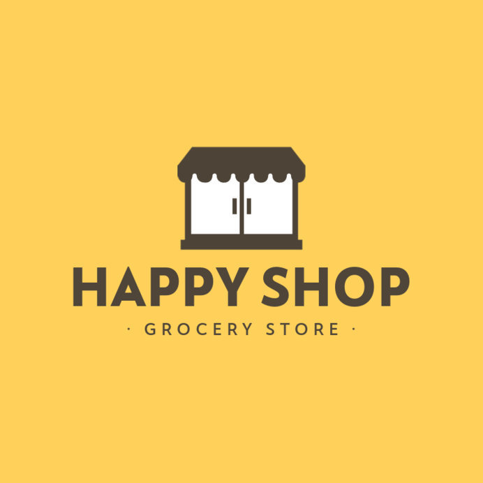 Placeit - Simple Logo Template for a Local Grocery Store