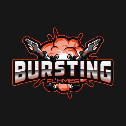 Placeit - Logo Creator for a Battle Royale Team with a Rocket Graphic