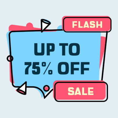 Placeit - Sticker Design Template for Special Promos