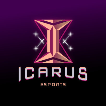 Placeit - Logo Maker for a Streaming Channel with Extruded Graphics