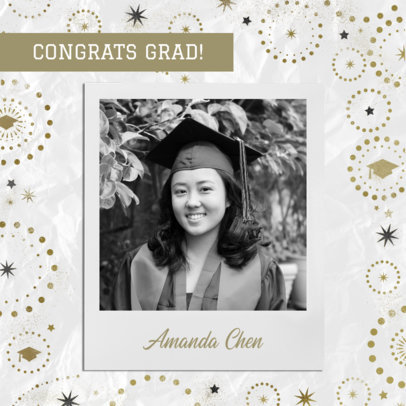 Placeit - Graduation-Themed Instagram Post Design Maker Featuring ...