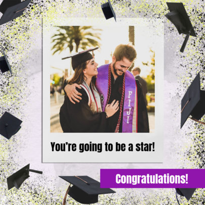 Placeit - Graduation-Themed Instagram Post Design Maker Featuring ...