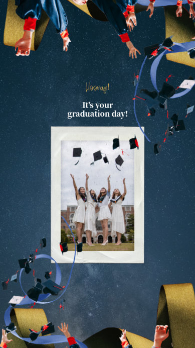 Placeit - Graduation Day Instagram Story Template with Celebrating ...