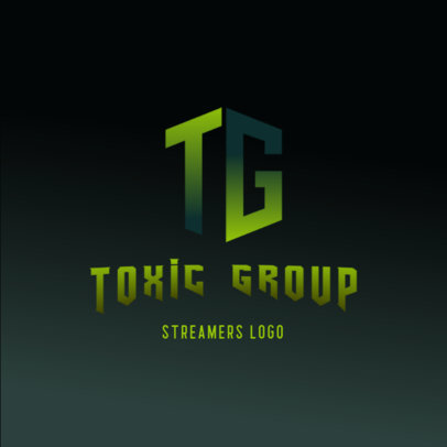 Placeit - Monogram Logo Maker with a Pixel Art Letter for Streamers