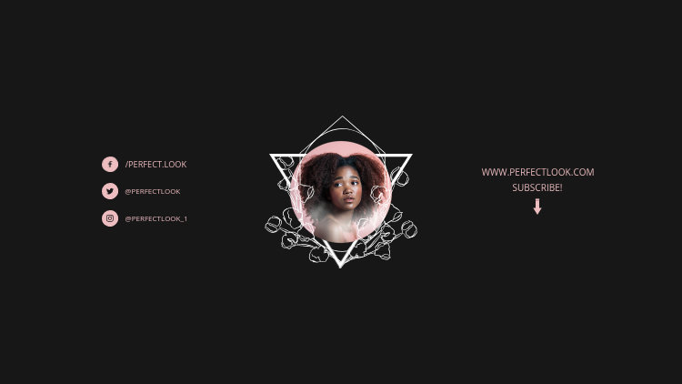 Placeit - Beauty YouTube Banner Maker Featuring Ornamental Flowers