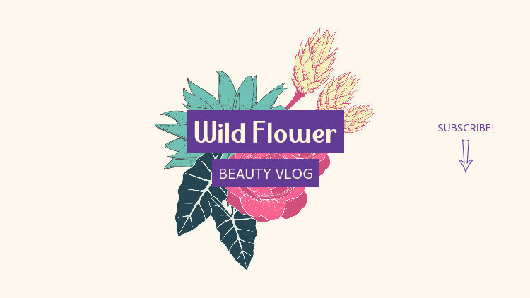 Placeit - YouTube Banner Maker with a Flower Bouquet Icon