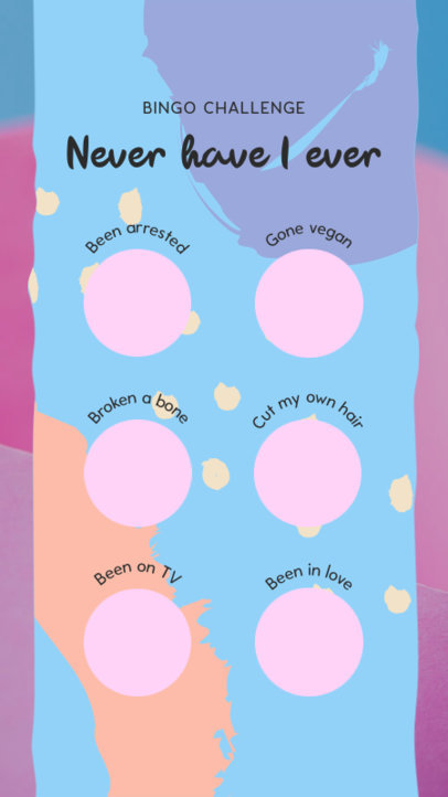 Placeit - Instagram Story Maker Featuring a Cool Customizable Bingo ...