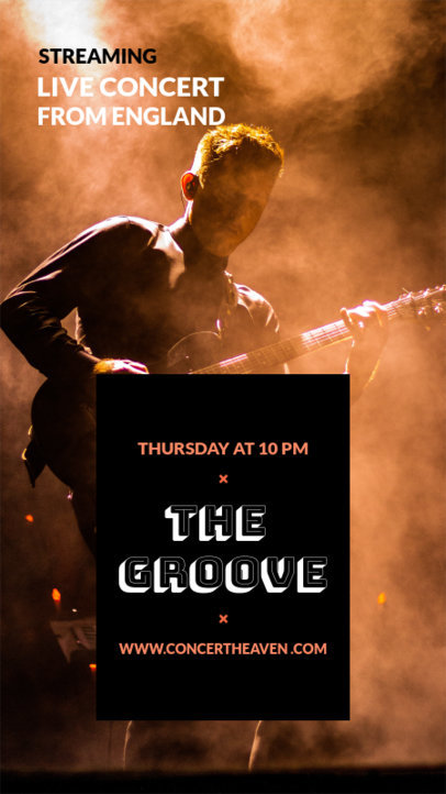 Placeit - Instagram Story Template for Concert Announcements