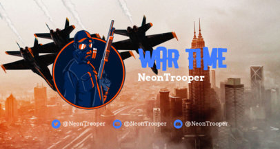 Placeit - Twitch Banner Template Featuring PUBG-Inspired Characters