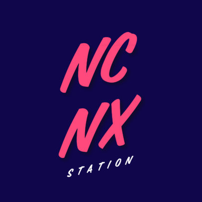 Placeit - Radio Station Logo Maker Featuring a DJ Clipart