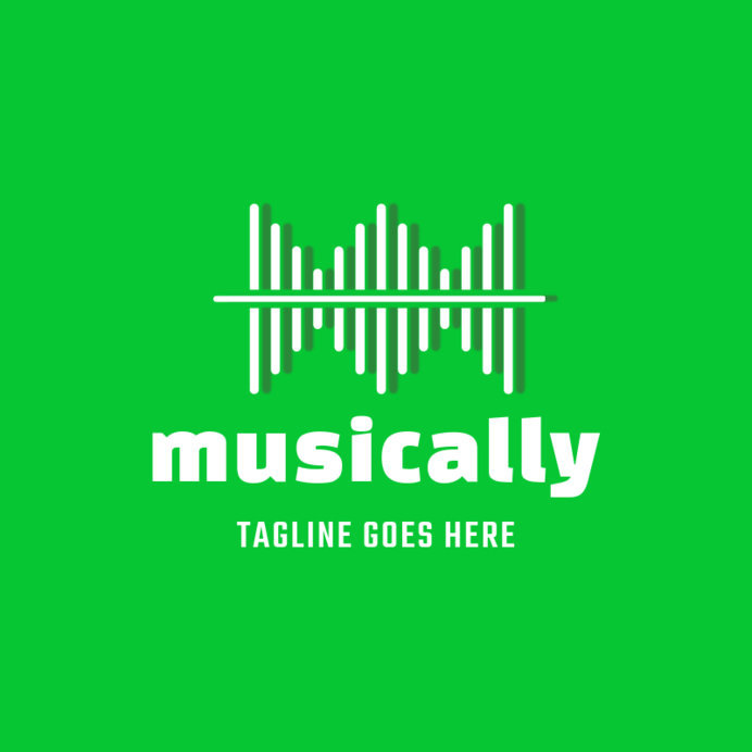 Placeit - Music Logo Creator for a Musical App Featuring a Beat Wave ...