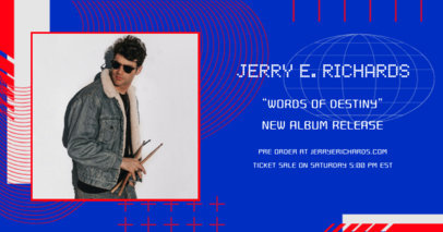 Placeit - Facebook Post Maker Featuring Music Advertisements