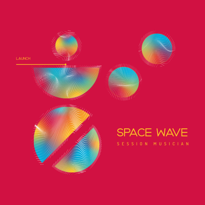 Placeit - Futuristic Logo Generator for Musicians with Iridescent Circles