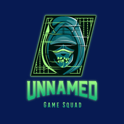 Placeit - Gaming Logo Creator Featuring a Dangerous Ninja Hacker