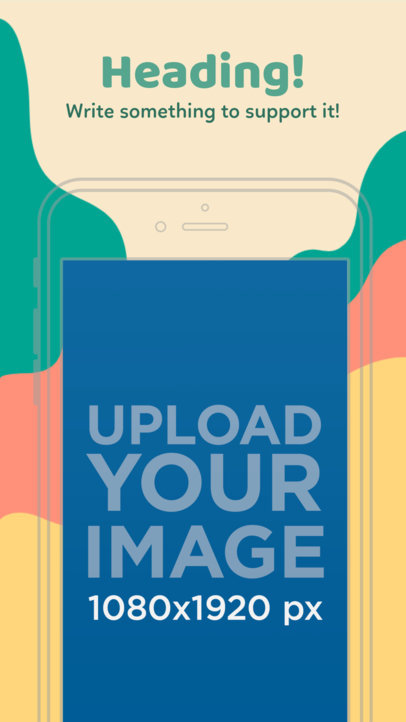 Placeit - App Store Screenshot Mockup Featuring an iPhone 11