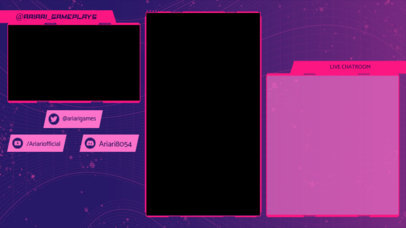 Placeit - Twitch Overlay Maker for Vertical Streaming Featuring a ...